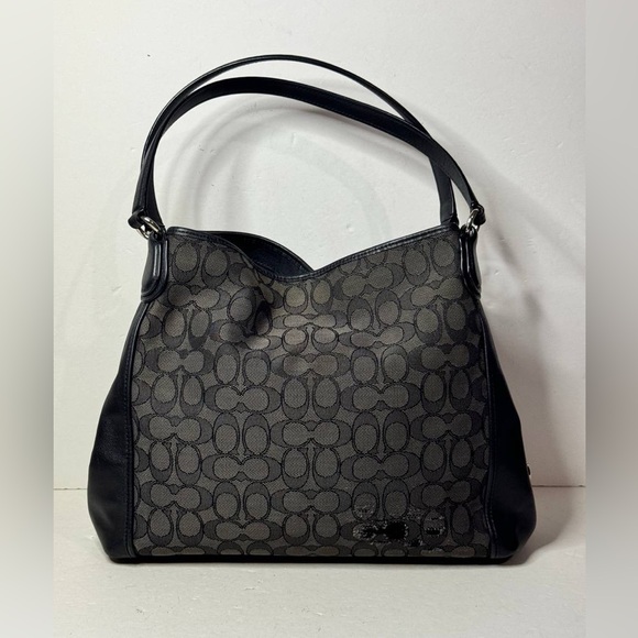 Coach | Bags | Coach Edie Shoulder Bag 3 In Signature Jacquard | Poshmark
